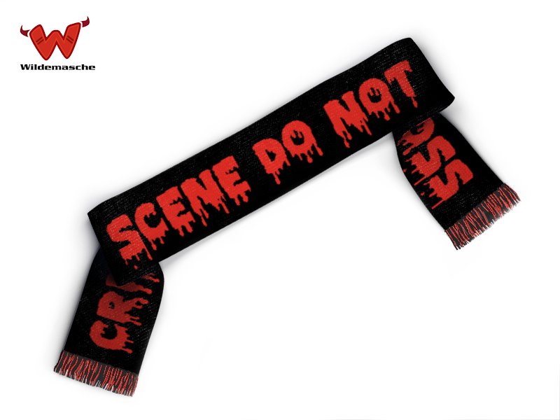 Crime scene scarf | Custom knit blog